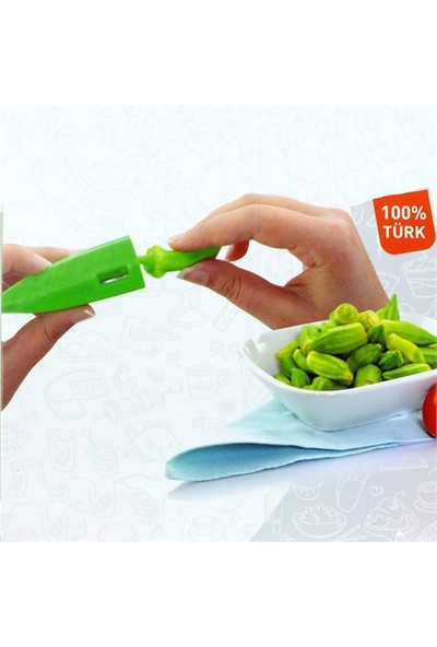 Evo Bamya Şeklinde Bamya Soyucu