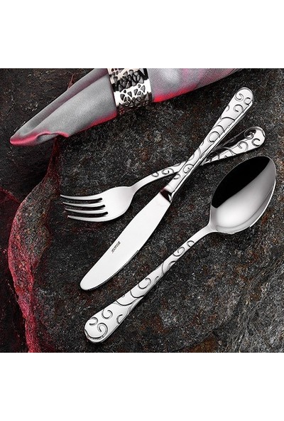 İnter Çelik 12 Li Hanzade Model Tatlı Çatalı