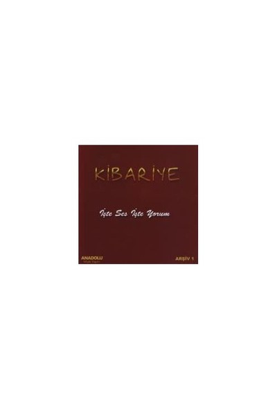Kibariye - İşte Ses İşte Yorum (CD) Kibariye - İşte Ses İşte Yorum (CD)