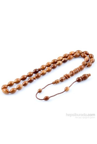 Tesbih1453 3 Halkalı Kuka Ağacı Tesbih 6X9mm