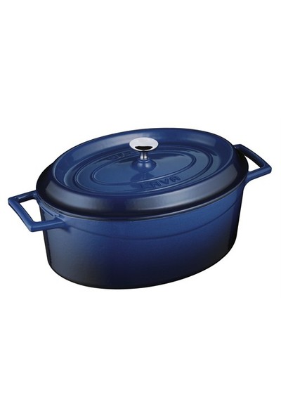 Lava Oval Tencere - Çap(Ø)27 cm. Mavi Lava Oval Tencere - Çap(Ø)27 cm. Mavi