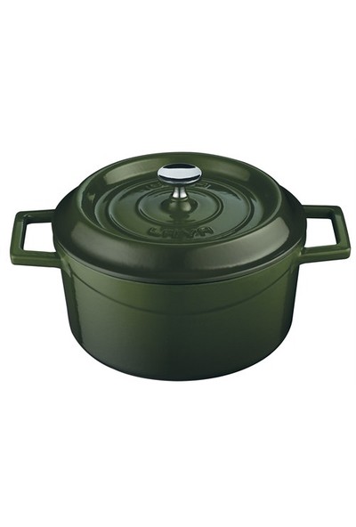 Lava Yuvarlak Tencere -Çap(Ø)20 cm. Yeşil Lava Yuvarlak Tencere -Çap(Ø)20 cm. Yeşil