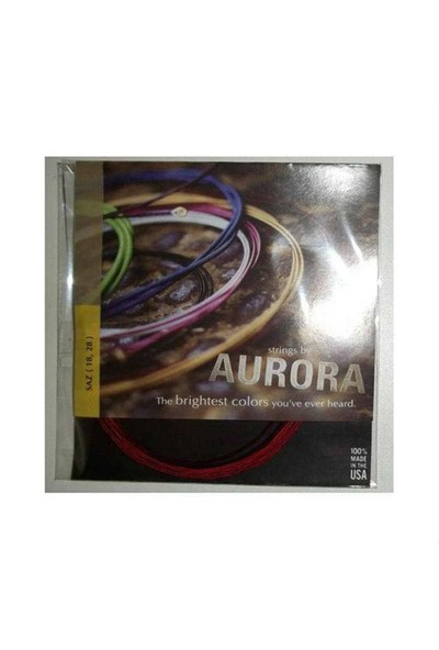 İmecemuzik Kısa Sap Saz Teli Aurora Kırmızı Tel 018