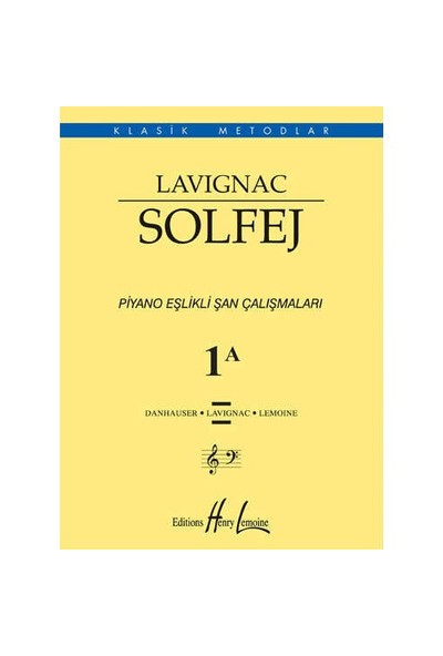 İmecemuzik Klasik Metodlar Lavignac 1A Piyano Eşlikli İmecemuzik Klasik Metodlar Lavignac 1A Piyano Eşlikli