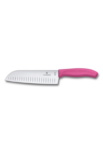 Victorinox 17Cm Santoku Bıçağı - Blisterli - Pembe Victorinox 17Cm Santoku Bıçağı - Blisterli - Pembe