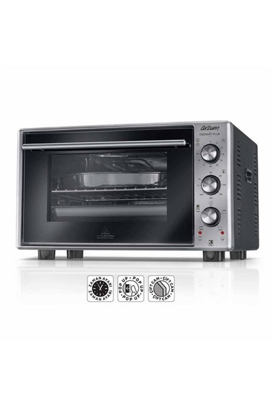 Arzum AR 293 Cookart Plus Midi Fırın Inox Arzum AR 293 Cookart Plus Midi Fırın Inox