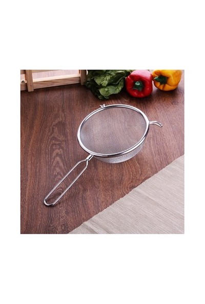 LoveQ Metal Tek Saplı Süzgeç 15Cm
