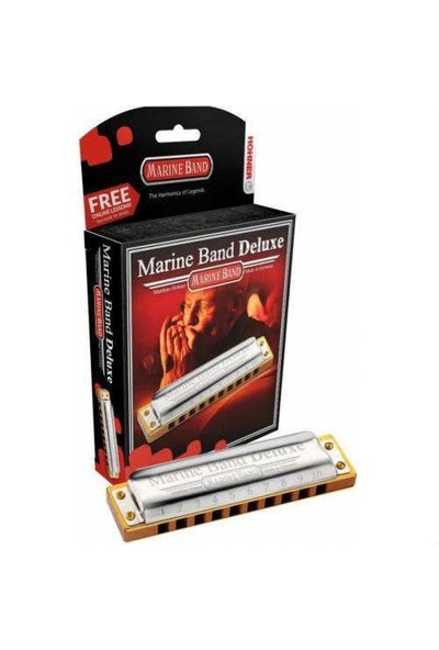 Hohner Marine Band Deluxe E (Mi) Mızıka M200505X