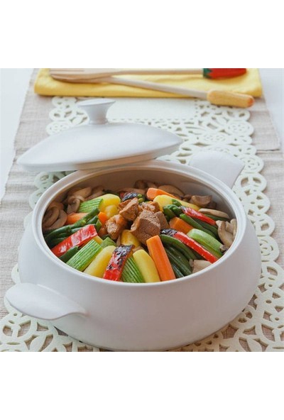 Kütahya Porselen Porflame Porselen 1,7 lt. Tencere