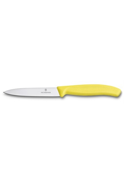 Victorinox 10Cm Soyma Bıçağı (Düz Ağızlı) - Sarı