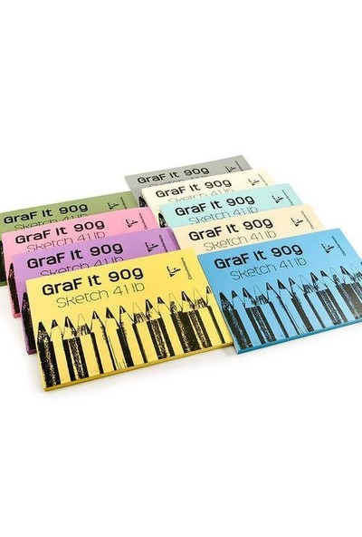 Clairefontaine Graf İt Beyaz Çizim Blok 80 Yaprak 90 Gr. A6 Clairefontaine Graf İt Beyaz Çizim Blok 80 Yaprak 90 Gr. A6