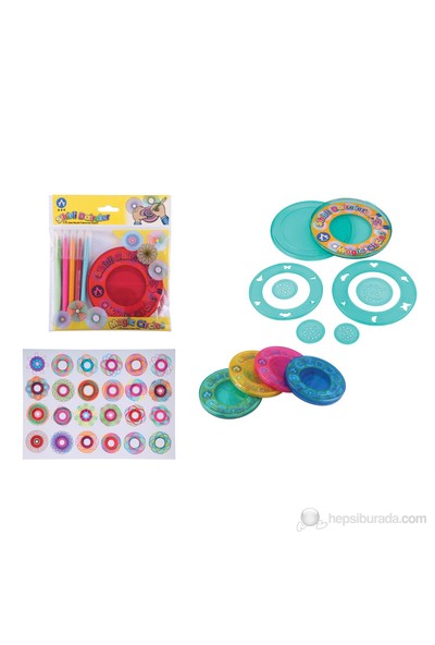 Ark Sihirli Daire + 5 Adet Renkli Tükenmez Kalem Ark Sihirli Daire + 5 Adet Renkli Tükenmez Kalem