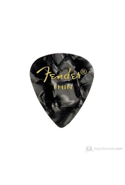 Fender 351 Shape Premium Picks, Thin, 12 Pack, Black Fender 351 Shape Premium Picks, Thin, 12 Pack, Black