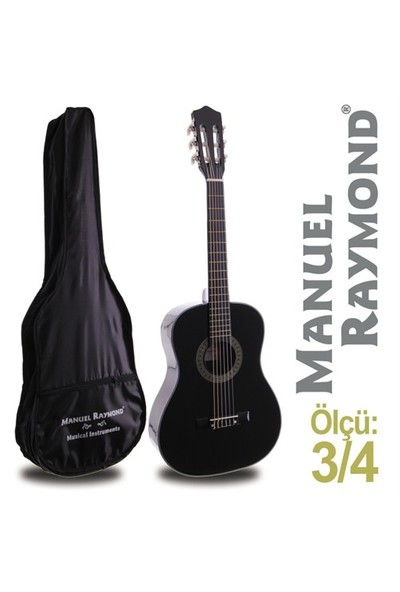 Manuel Raymond MRC87BK Junior Klasik Gitar (Kılıf Hediyeli)