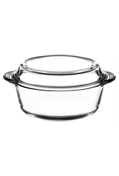 Paşabahçe Borcam Kapaklı Yuvarlak Tencere (2Lt)