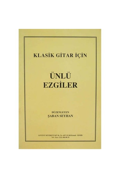 Klasik Gitar İçin Ünlü Ezgiler - Bmy-062