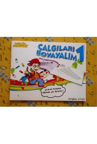Çalgıları Boyayalım Müzik Boyama Kitabı