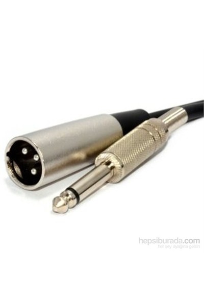 G.Master Gm32 (1.5M) Siyah Mikrofon Kablosu / Xlr(Erkek)-Çivi Jack