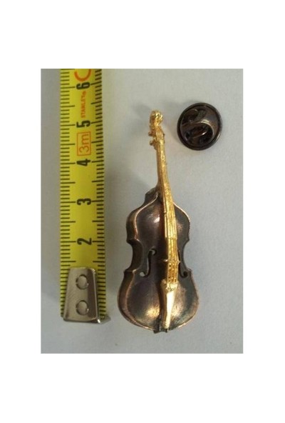 İmecemuzik Yaka Rozeti Çello Şeklinde Rz04 İmecemuzik Yaka Rozeti Çello Şeklinde Rz04