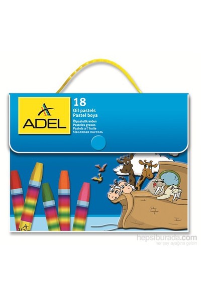 Adel Çantalı Pastel Boya 18 Renk (4281818000)