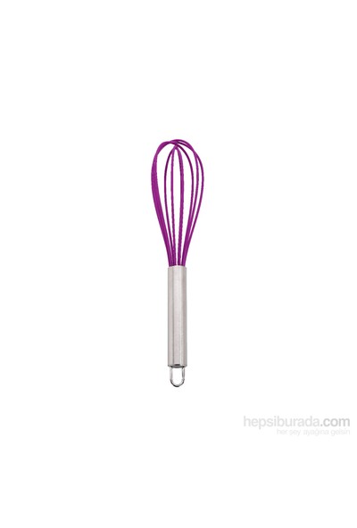 Tantitoni Metal Saplı Mor Silikon Çırpıcı Tantitoni Metal Saplı Mor Silikon Çırpıcı