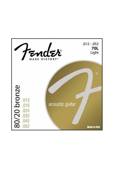 Fender 70L Akustik Gitar Teli 0730070403