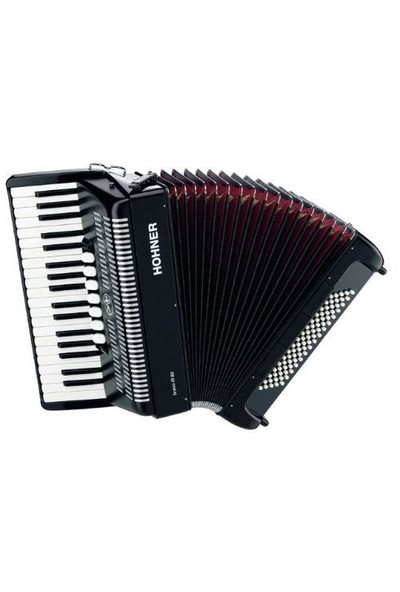 Hohner Bravo III 80 Akordiyon (Siyah) Hohner Bravo III 80 Akordiyon (Siyah)