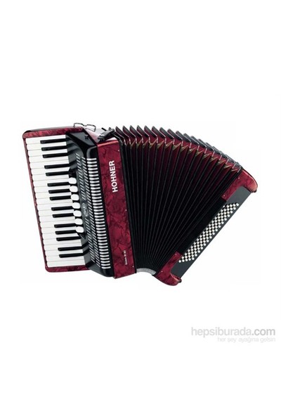 Hohner Bravo III 80 Akordiyon (Kırmızı) Hohner Bravo III 80 Akordiyon (Kırmızı)