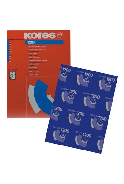 Kores Karbon Kağıdı 100'lü Paket - Mavi Kores Karbon Kağıdı 100'lü Paket - Mavi