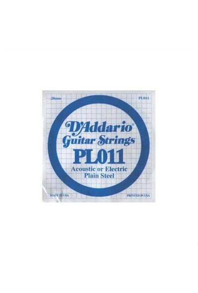 Daddario Elektro Ve Akustik Mi Teli - Pl011