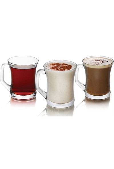 Lav Kulplu Cam Bardak Zen Plus Tekli Zpl404-1