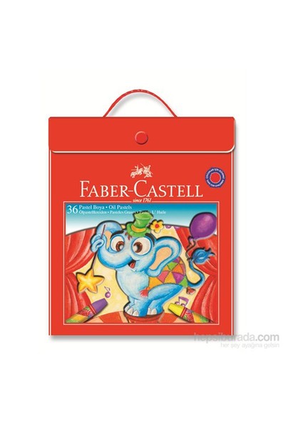 Faber-Castell Plastik Çantalı Tutuculu Pastel Boya 36 Renk (5281125137)
