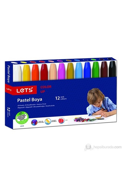 Lets L-6120 Pastel Boya 12 Li Paket