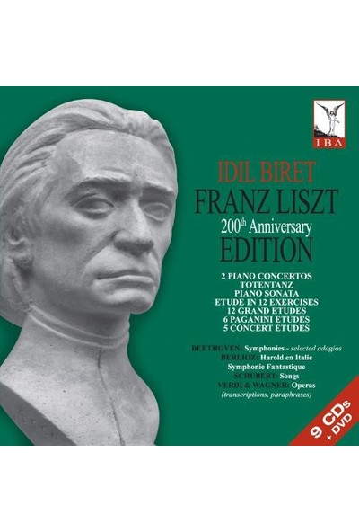 İdil Biret - Liszt 200th Anniversay Edition (9 Cd + 1 Dvd) İdil Biret - Liszt 200th Anniversay Edition (9 Cd + 1 Dvd)
