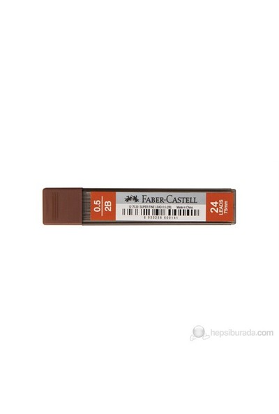 Faber-Castell Süper Fine Min 0.5mm 2B 75mm-24 min/tüp (5090127520) Faber-Castell Süper Fine Min 0.5mm 2B 75mm-24 min/tüp (5090127520)