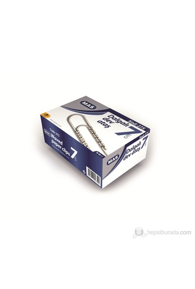 Mas 275 Dalgalı Dev Ataş ( Tırtırlı 7 cm) 2'li Paket Mas 275 Dalgalı Dev Ataş ( Tırtırlı 7 cm) 2'li Paket