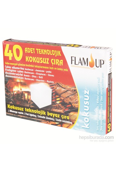 Flam Up Teknolojık Beyaz Çıra 40'Lı