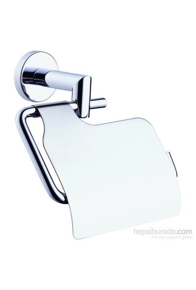 VitrA Minimax A44788 Kapaklı Tuvalet Kağıtlığı, Krom