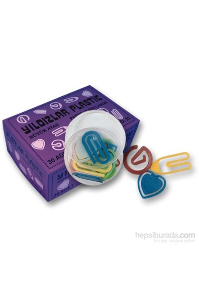 Yıldızlar Kod:035 Plastik Ataç Büyük