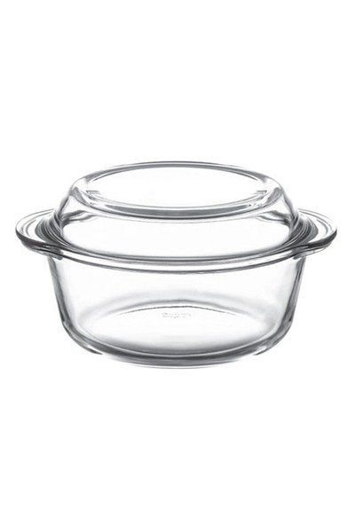 Paşabahçe Borcam Kapaklı Yuvarlak Tencere