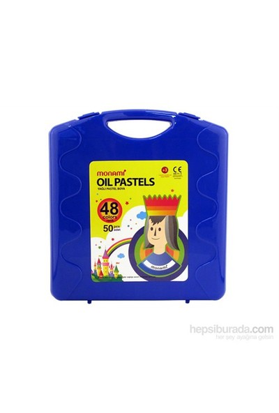 Monami 48 Renk Pastel Boya - Mavi Kutu