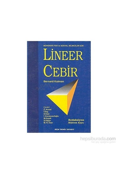 Lineer Cebir Lineer Cebir