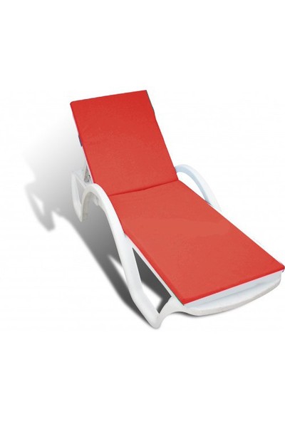 Freeandjoy Şezlong Minderi Kırmızı