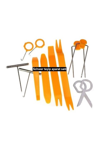 Schwer Profesyonel 12 Parça Teyip Sökme Takma Aparatı