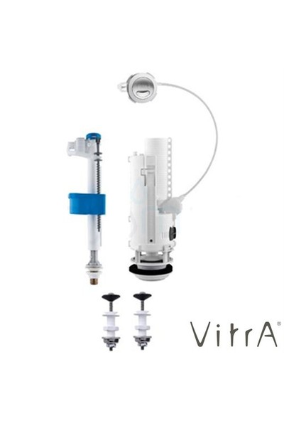 VitrA Plus 330B4110 Rezervuar İç Takımı, Alttan Su Girişli, 3/6 L