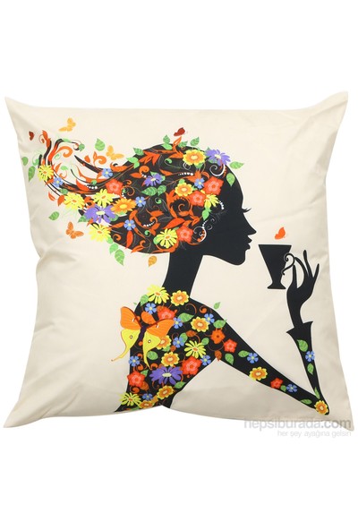 Belde Dekoratif Baskılı Kırlent D8109 Belde Dekoratif Baskılı Kırlent D8109