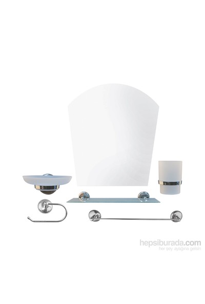İpekel 6 Parça Ayna Takımı Krom
