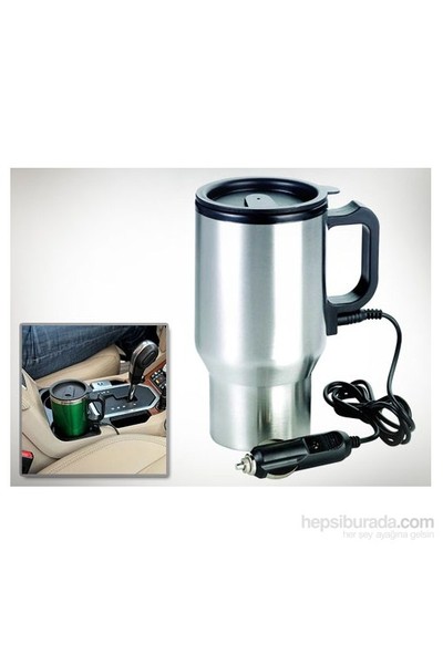 Borup Araç İçi Su Isıtıcı Termos Kupa Bardak