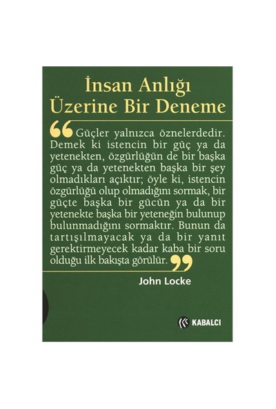 İnsan Anlığı Üzerine Bir Deneme