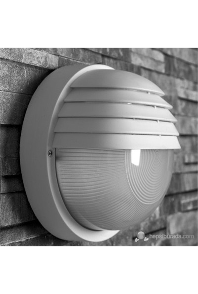 Oval Oval Dış Mekan Beyaz Aydınlatma Armatürü